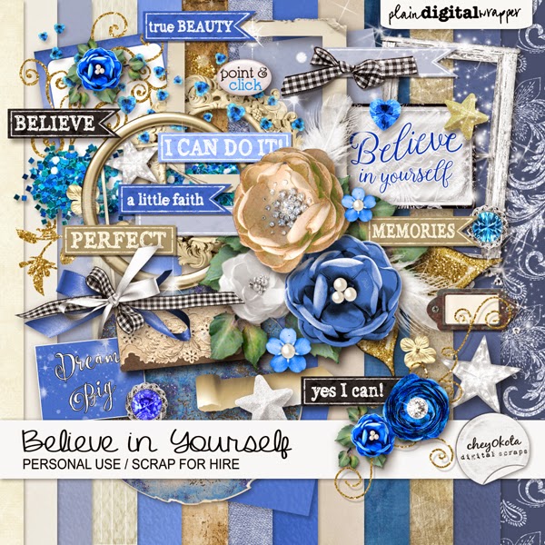 cheyOkota digital scraps: Believe in yourself freebie