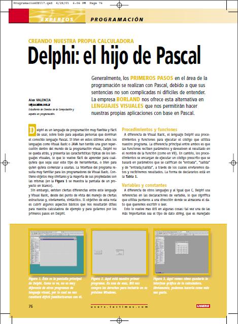 Delphi: El Hijo de Pascal | Biblia del Programador