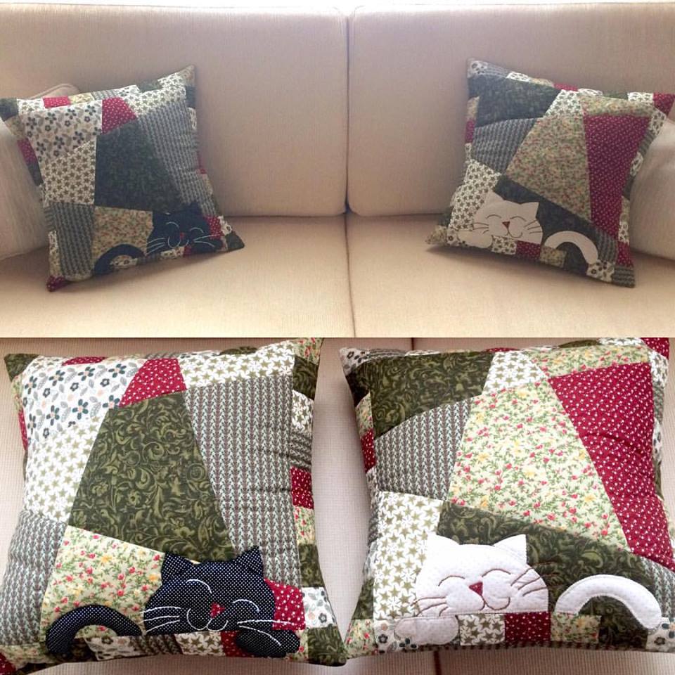 Antonelli Artes: ALMOFADAS EM PATCHWORK