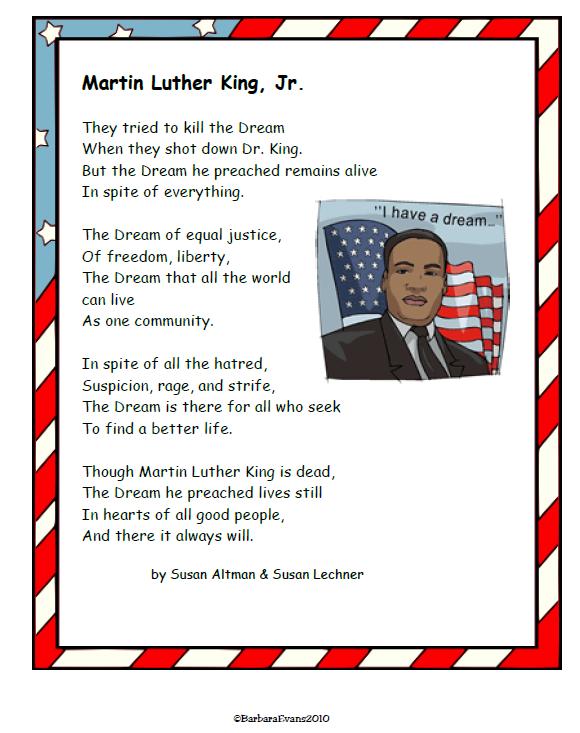 Poems For Mlk Day