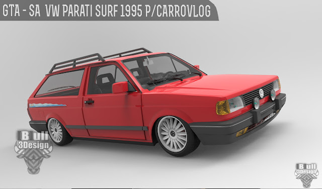 GTA SA - VW PARATI SURF 1995 P/CARROVLOG(Adptado) - BullCar3D