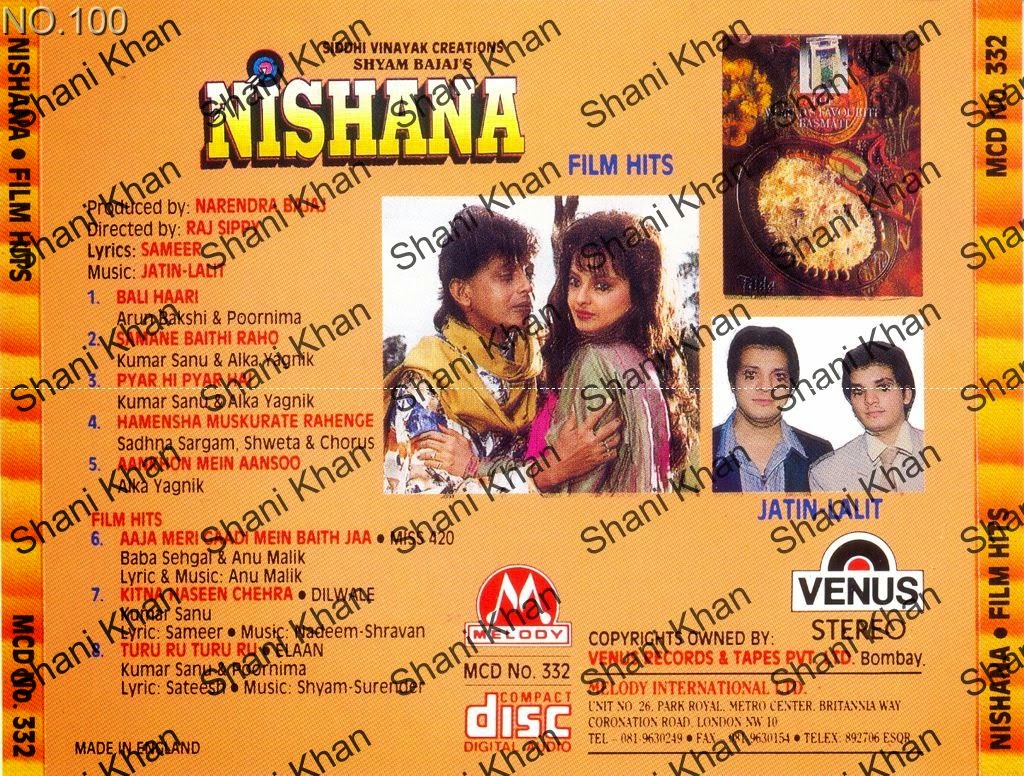 Bollywood Music A To Z Cds. visit to download http ...