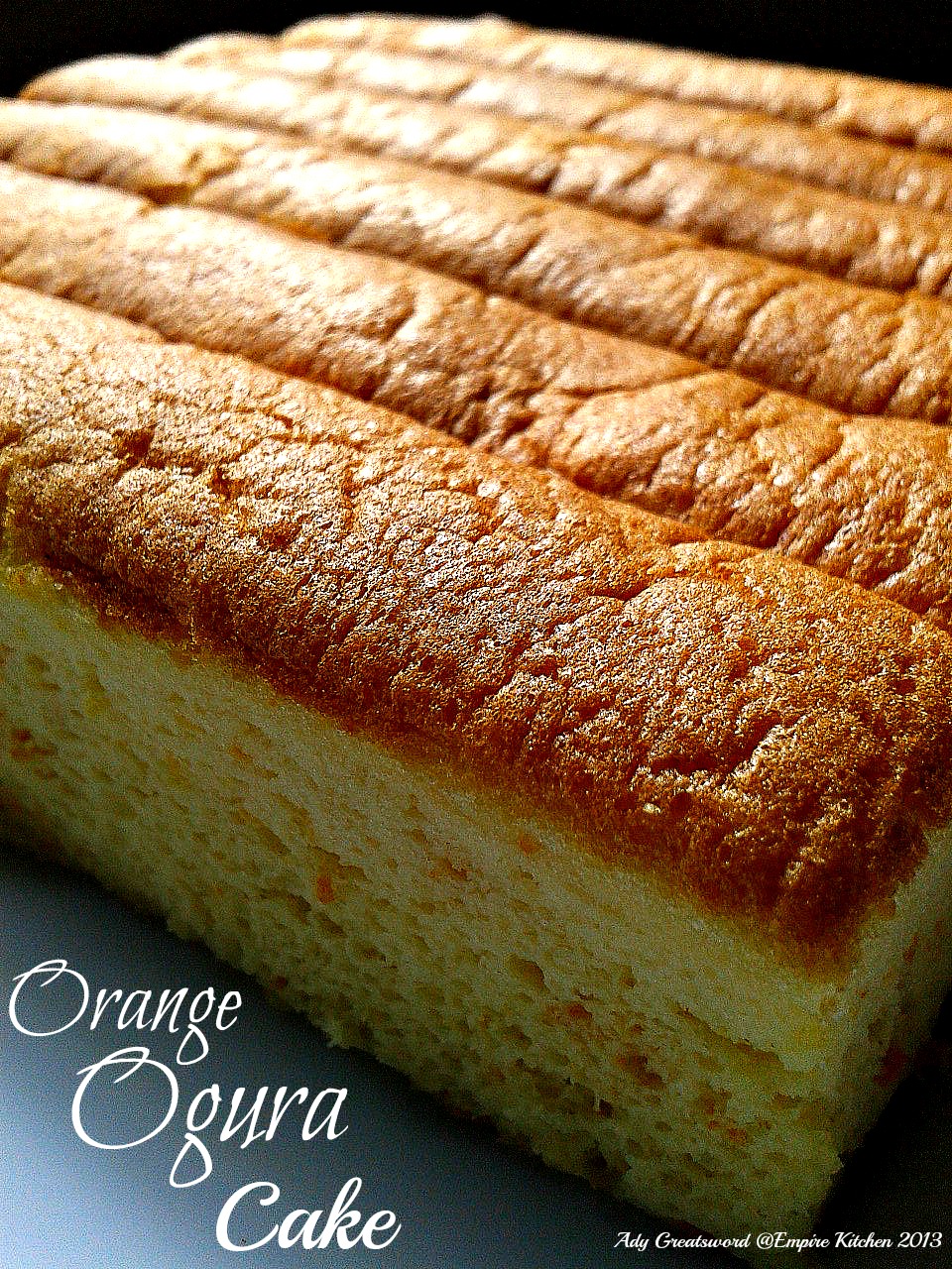 Ady Greatsword Empire Kitchen Recipes: Orange Ogura Cake (香橙相思蛋糕)