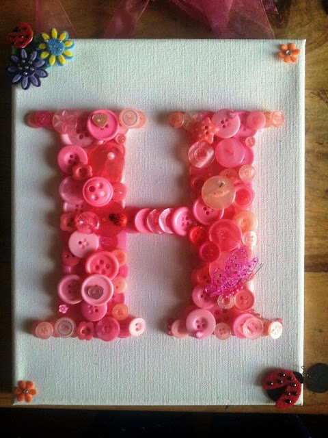 alphabet button craft ideas ~ craft ideas and art projects