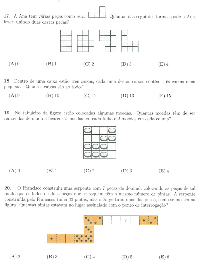 Os Tondelitos - 4º Ano: Teste de matemática