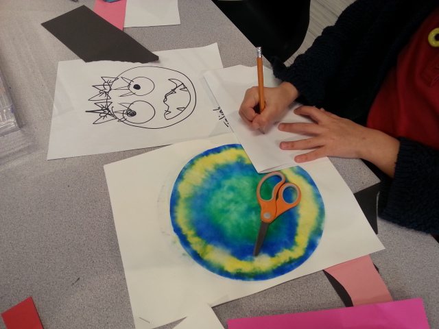 a faithful attempt: Tie Dye Coffee Filter Creatures