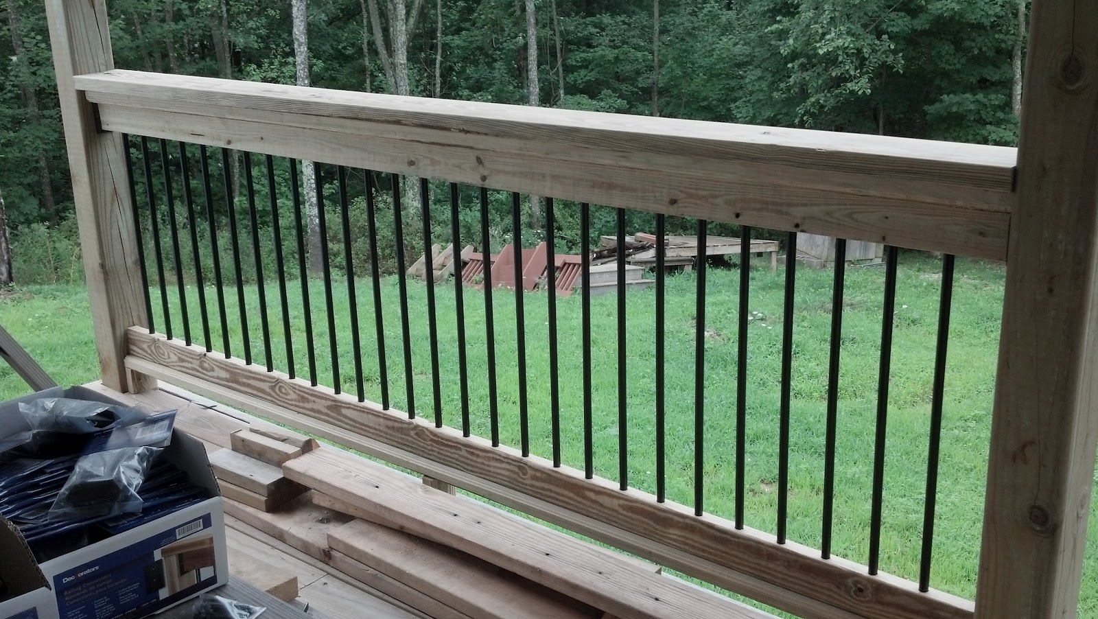 Deer Camp - Cabin Build: Deck Railings