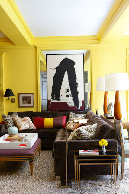 Dawnsboutique: How to successfully decorate with the color yellow