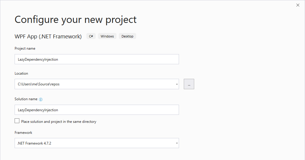 Wpf Thoughts Lazy Dependency Injection