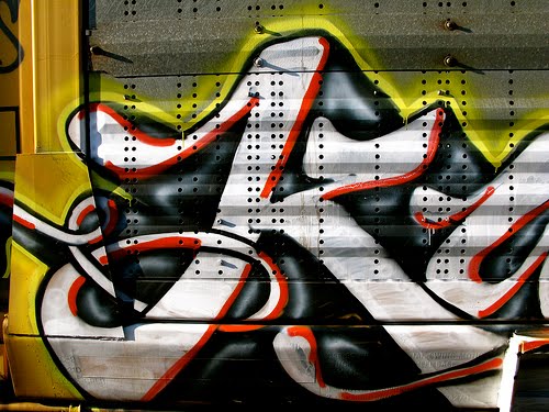 Art Graffiti: 3D Graffiti Alphabet Letter K