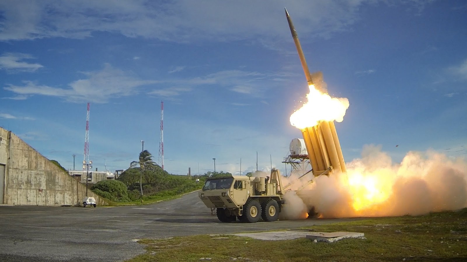 Terminal High Altitude Area Defense (THAAD) Missile Intercepts Medium ...