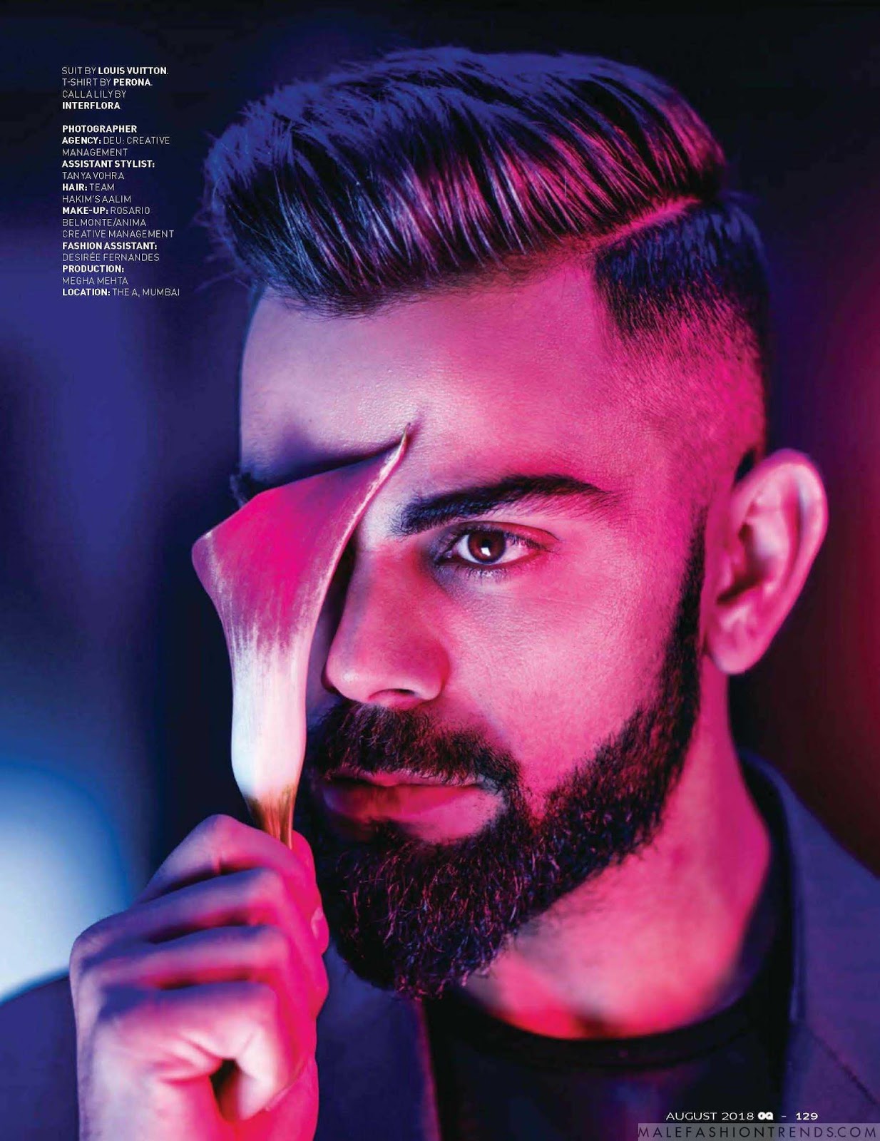 Virat Kohli para GQ India por Errikos Andreou