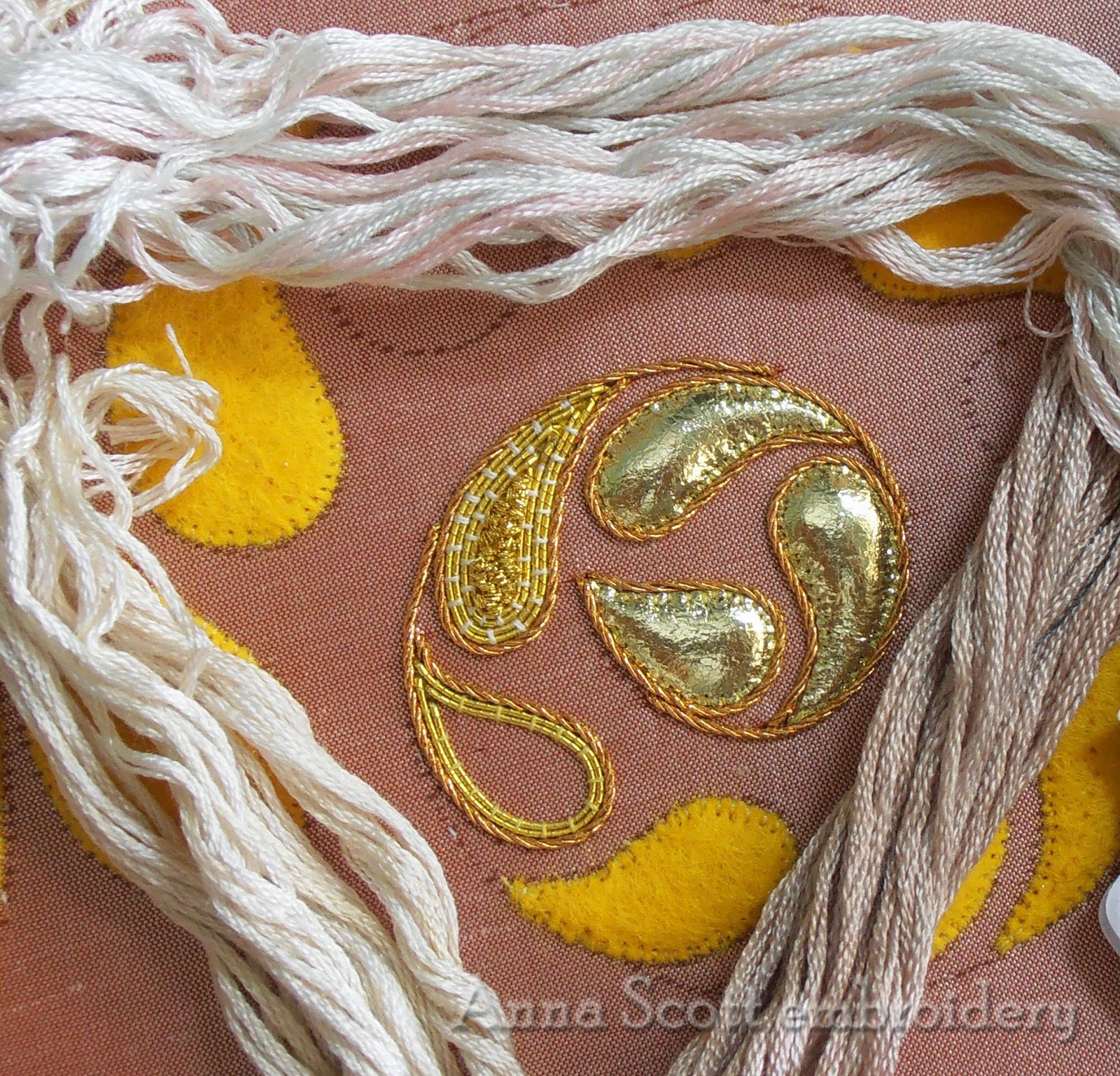 Goldwork progress