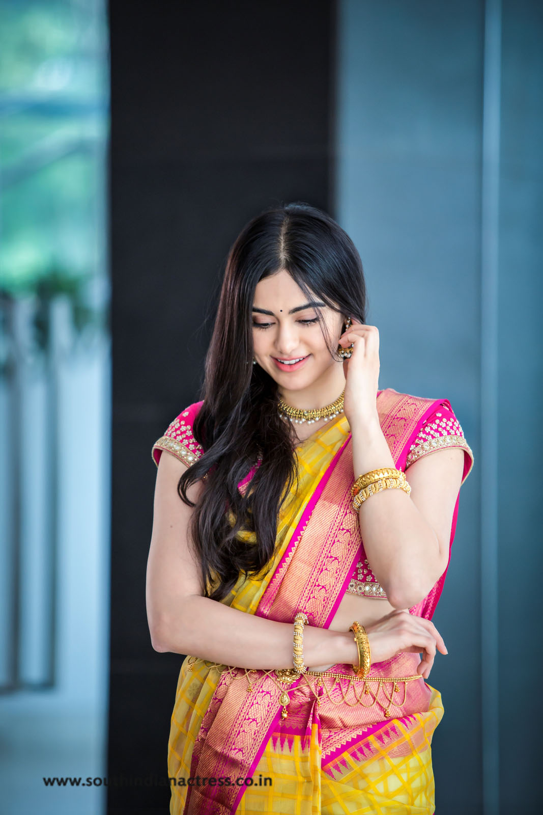 Adah Sharma Photoshoot For Saree Niketan - South Indian Actress
