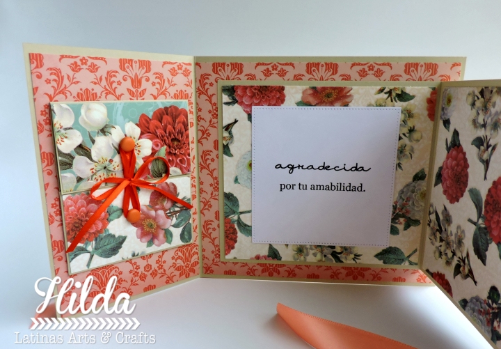 Hilda Designs: Tutorial #57 en LA&C: Joy Fold Card