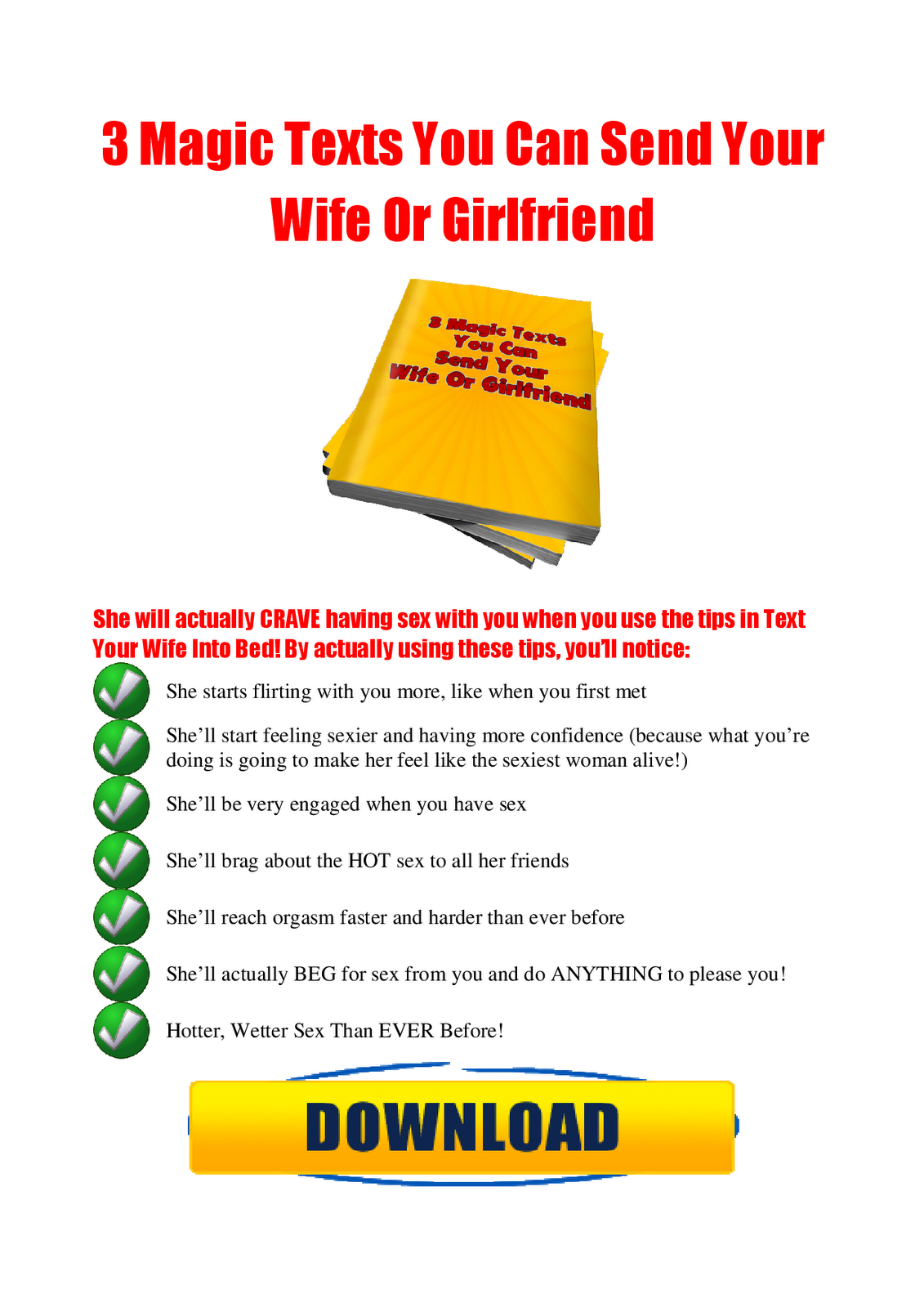 3 Magic Texts You Can Send Your Wife Or Girlfriend