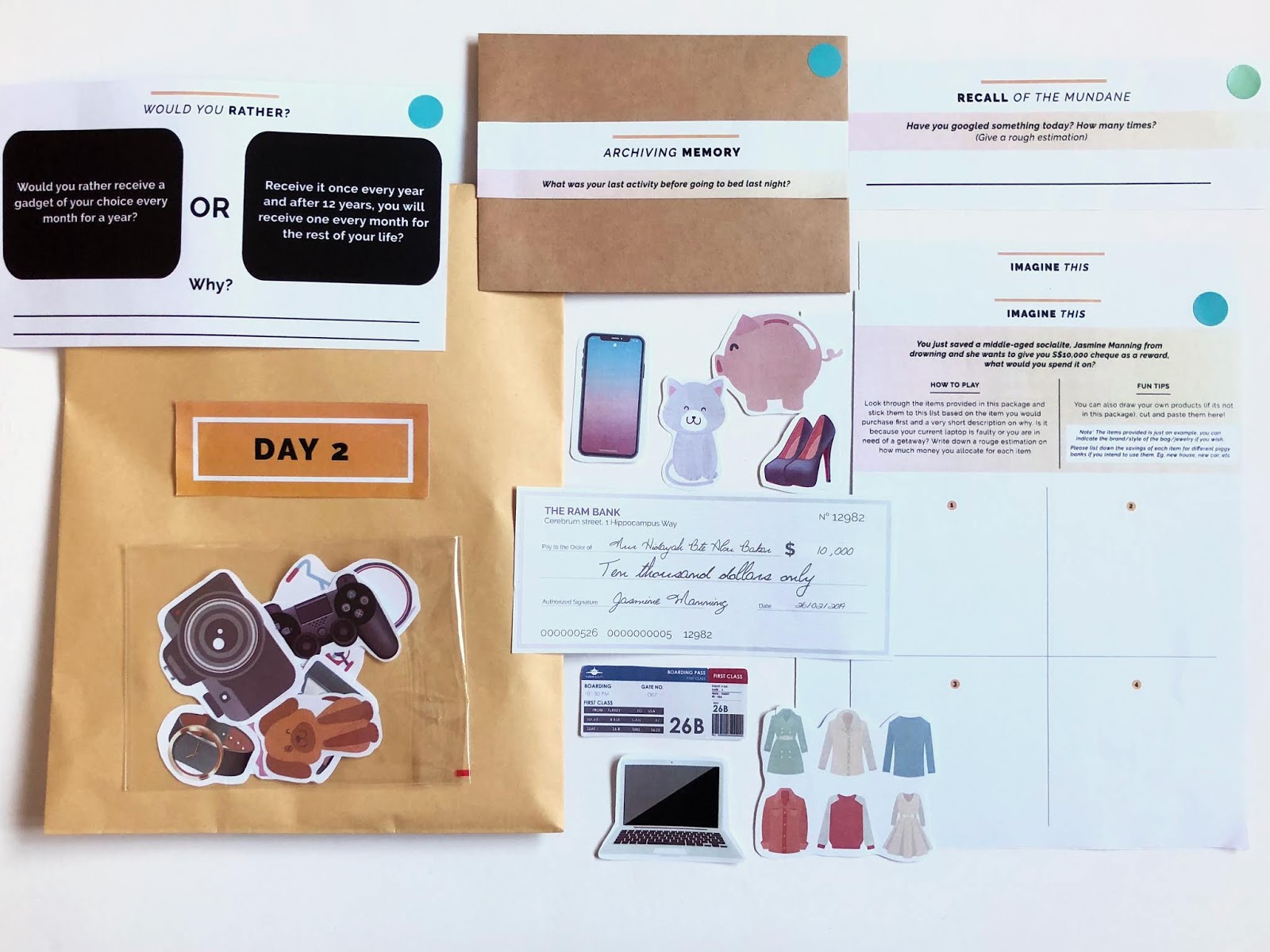Design Lab: A Cultural Probe Kit | Ace's Design Research Log