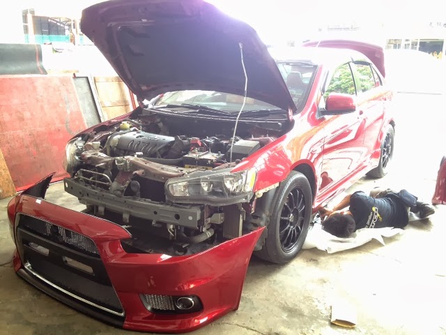 MING HONG MOTORSPORT : PROTON INSPIRA CONVERT TO EVO X BODYKIT （PP）