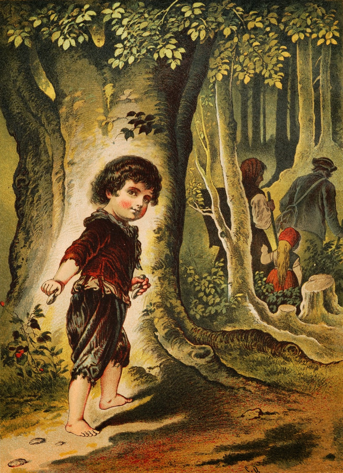 La tela de araña: Hansel y Gretel, Hermanos Grimm