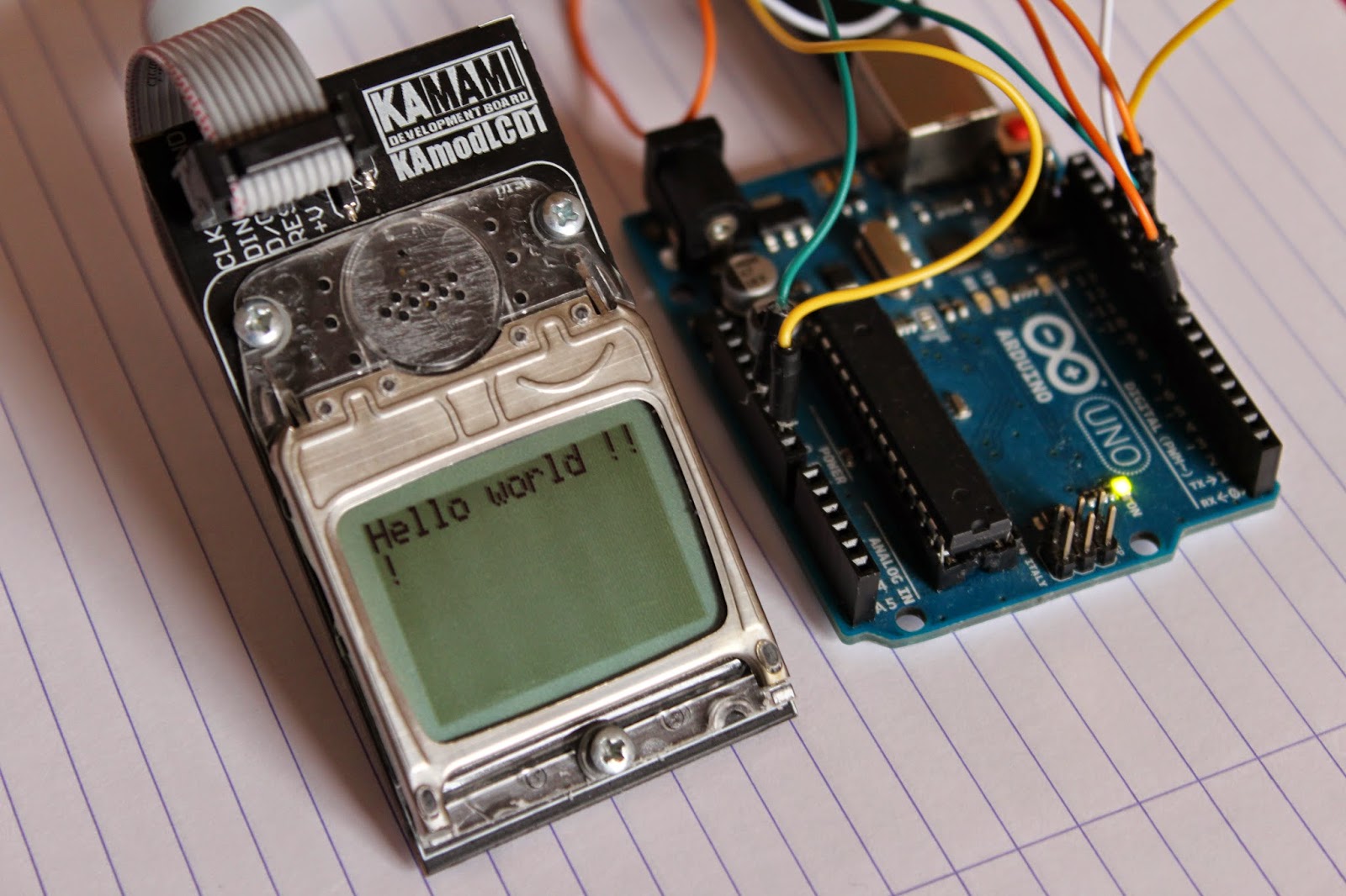 Pure C Arduino: Nokia 3310 display fun