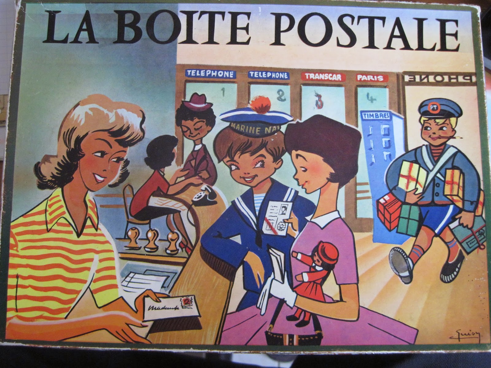 Collectionneur de timbres et de cartes postales: Boites de jeux: La ...