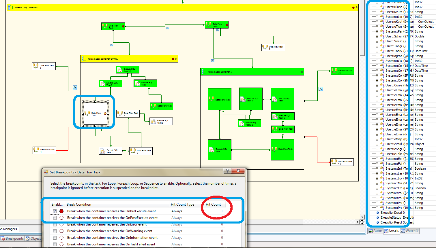 The Microsoft Dynamics Crm Club: How to watch SSIS Variables values at ...