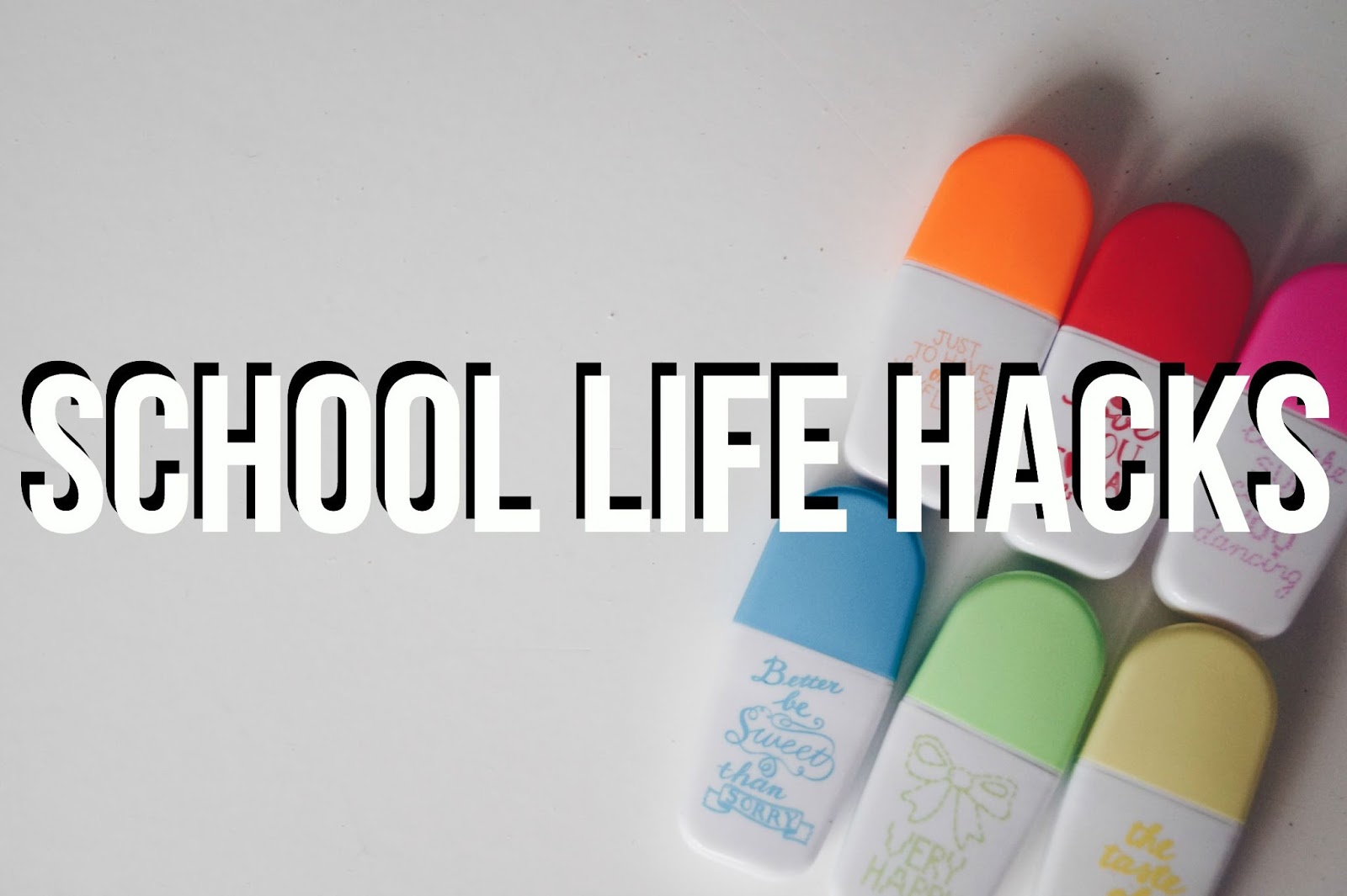 School Life Hacks- Back To School Week / Valblogin
