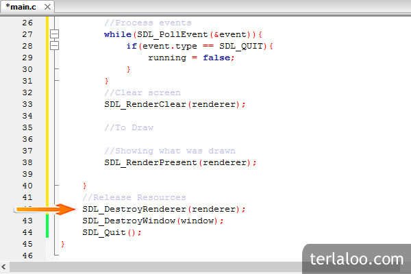 SDL 2.0 ~ Using the GUI library and access it with C - Terlaloo.com