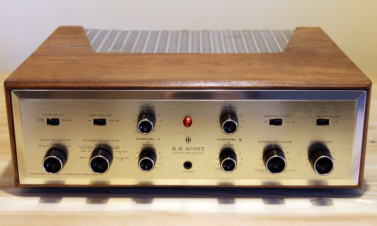 H.H.Scott 222C - ламповая мощь StereoMaster 2x25W в Московском магазине ...