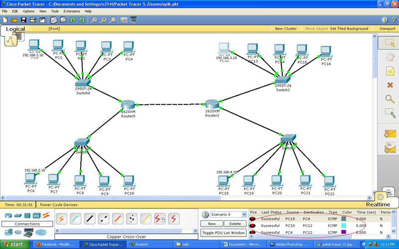 SMK BISA!!!!!!!: MEMBUAT SIMULASI JARINGAN DENGAN PACKET TRACER