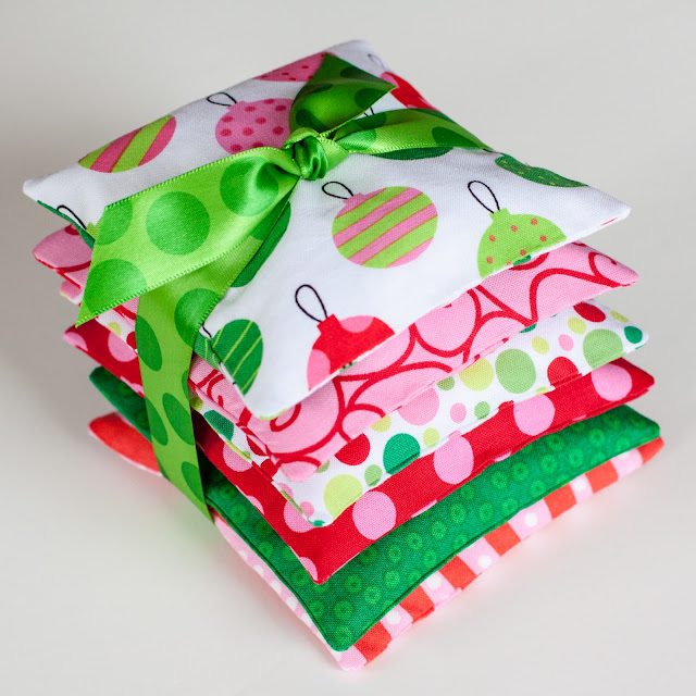 .: September 5 - Bluebird, Robin, and Christmas Bean Bags