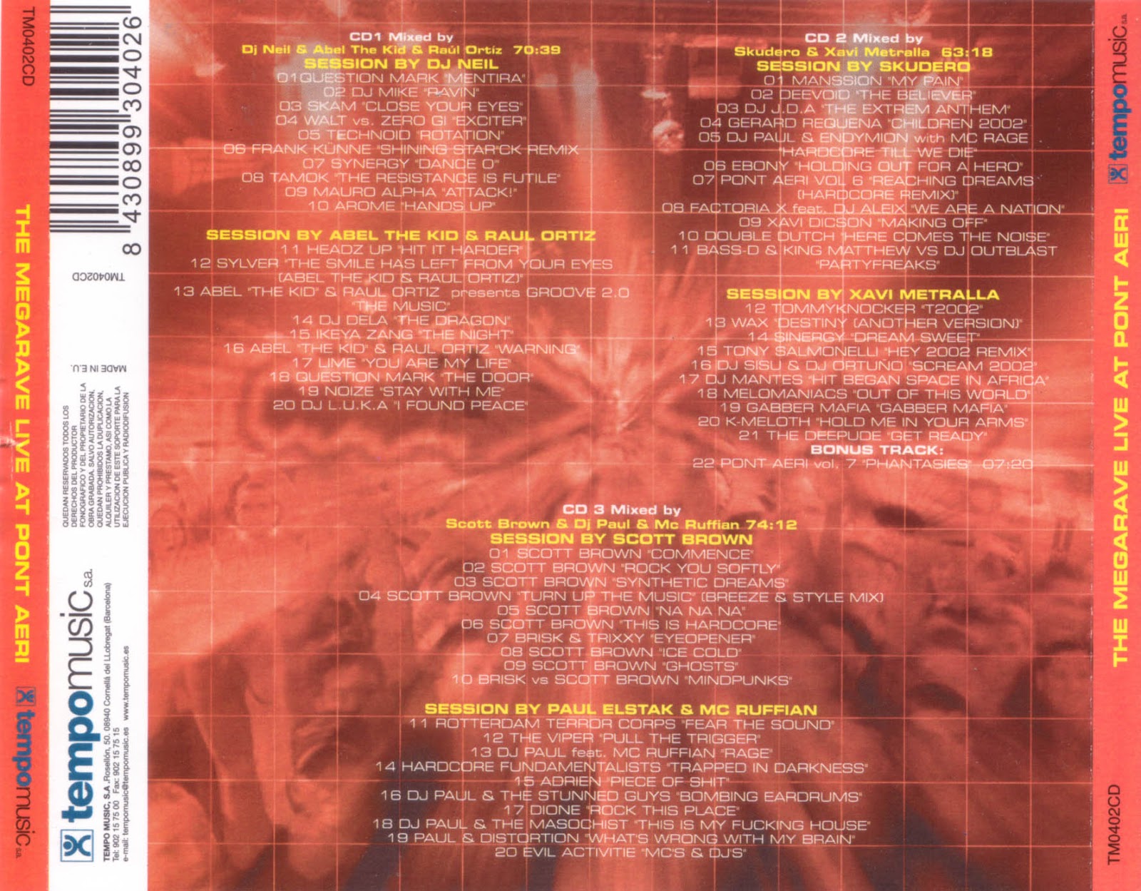 dance of the 90's: The Megarave Live at Pont Aeri