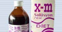 zayıflamak için X-M diet solüsyon içmek