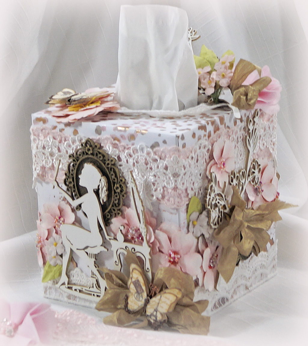 Reneabouquets: Prima Cherry Blossom Tissue box cover Reneabouquets ...