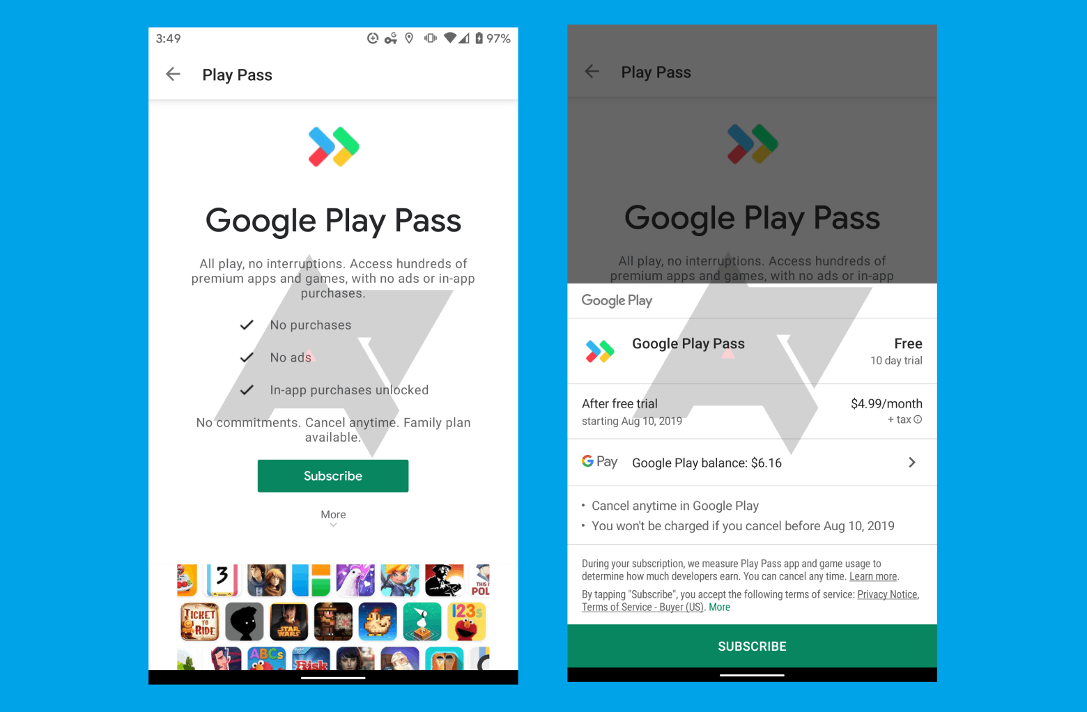 Google Play Store is working on Its Subscription Service Play Pass