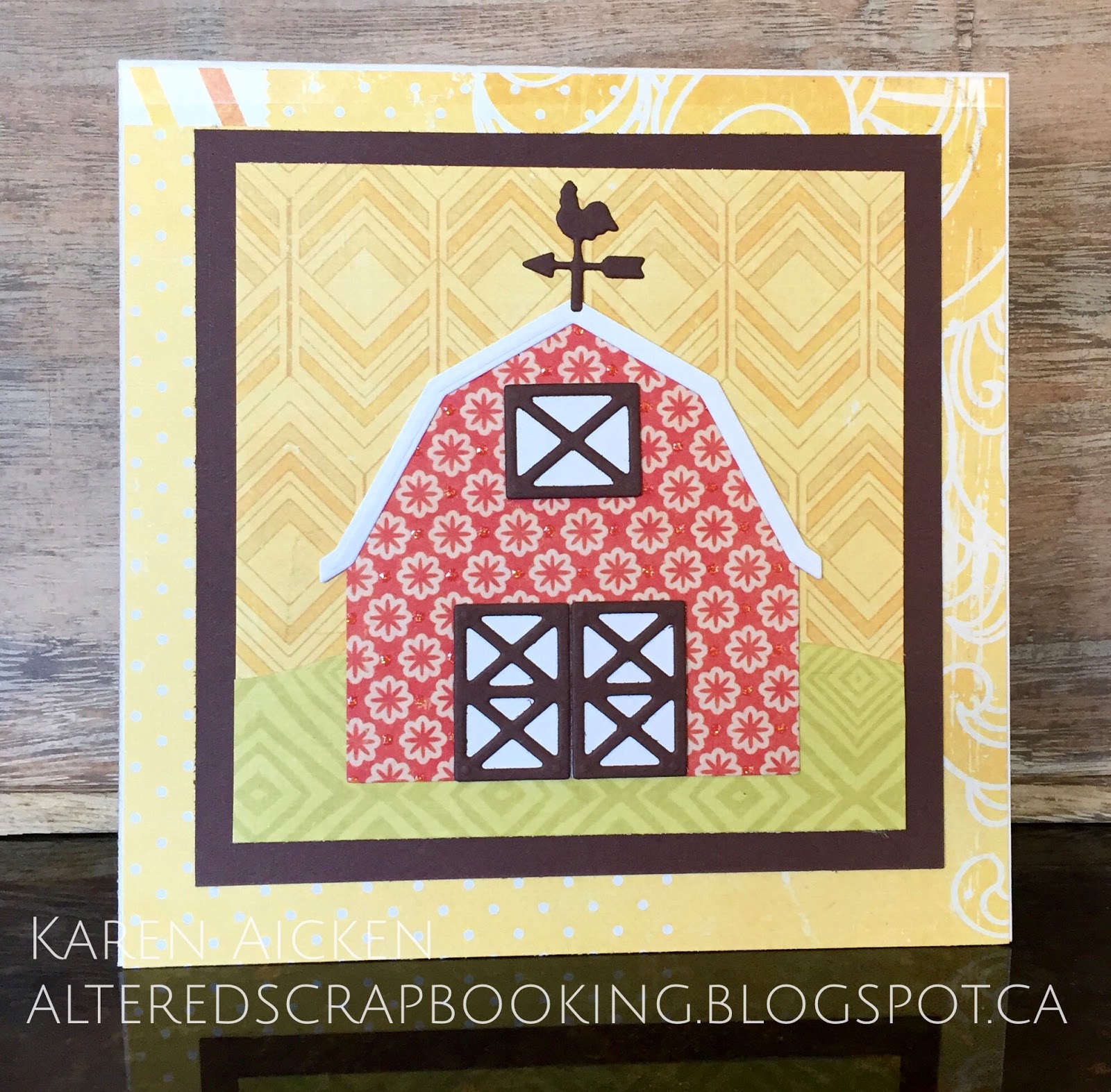 Altered Scrapbooking: Farmyard Father's Day Card