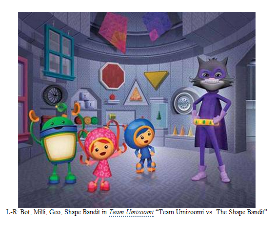 Locomotion of Expressions: “Team Umizoomi vs. The Shape Bandit” TOMORROW