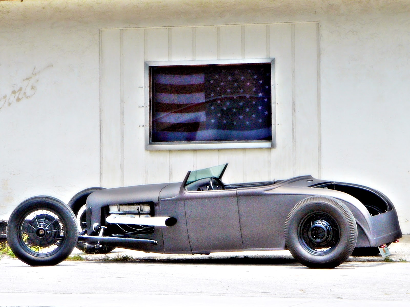 Tampa Florida Photo: American Hot Rod In Primer Gray