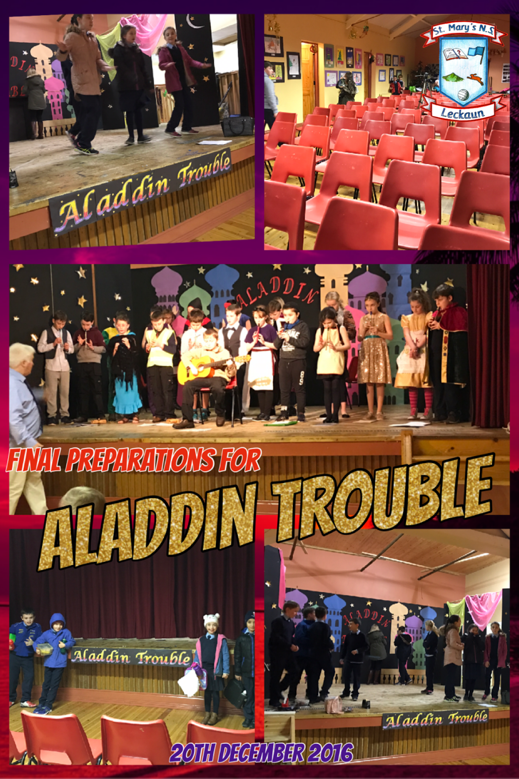 Leckaun National School: Aladdin Trouble - Ready for the Stage