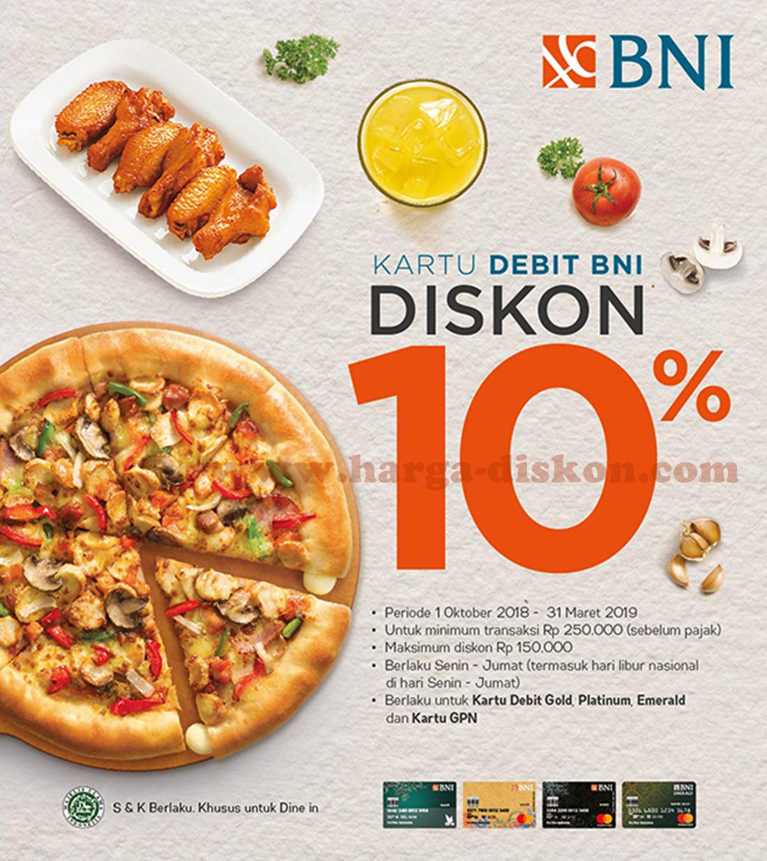 Nikmati Diskon 10 % untuk pembayaran menggunakan Kartu Debit BNI selama ...