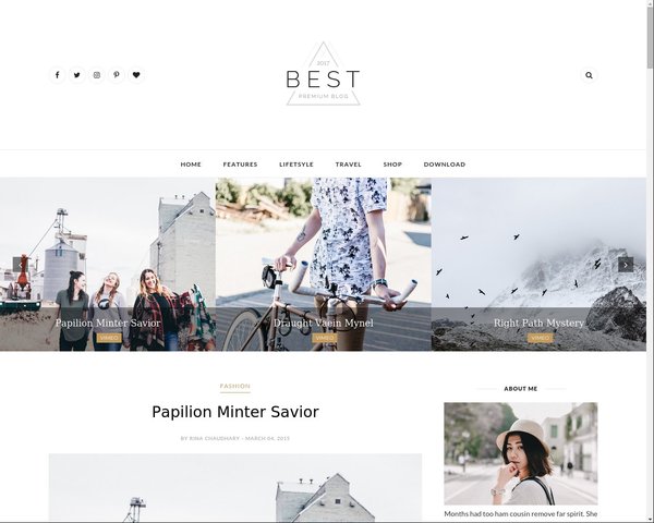 Best Free Minimal Blogger Template - Template Forest