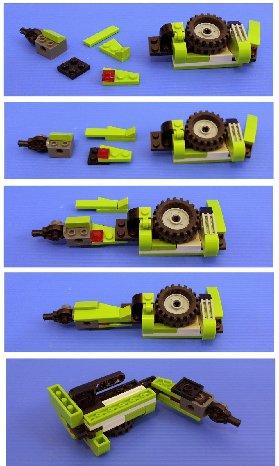 Alanyuppie's LEGO Transformers: Instructions for LEGO 31007 Power Mech ...