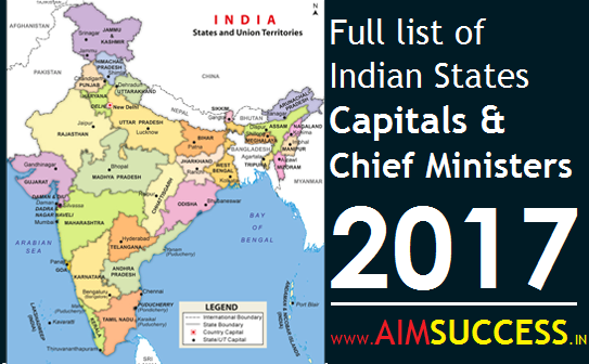 Full List Of Indian States Capitals Their Chief Ministers Online full-list-of-indian-states-capitals-their-chief-ministers-online