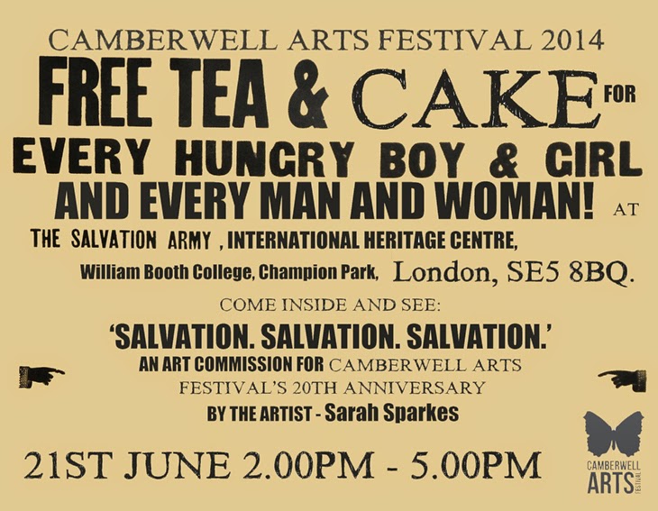 Sarah Sparkes: Camberwell Arts Festival Commission