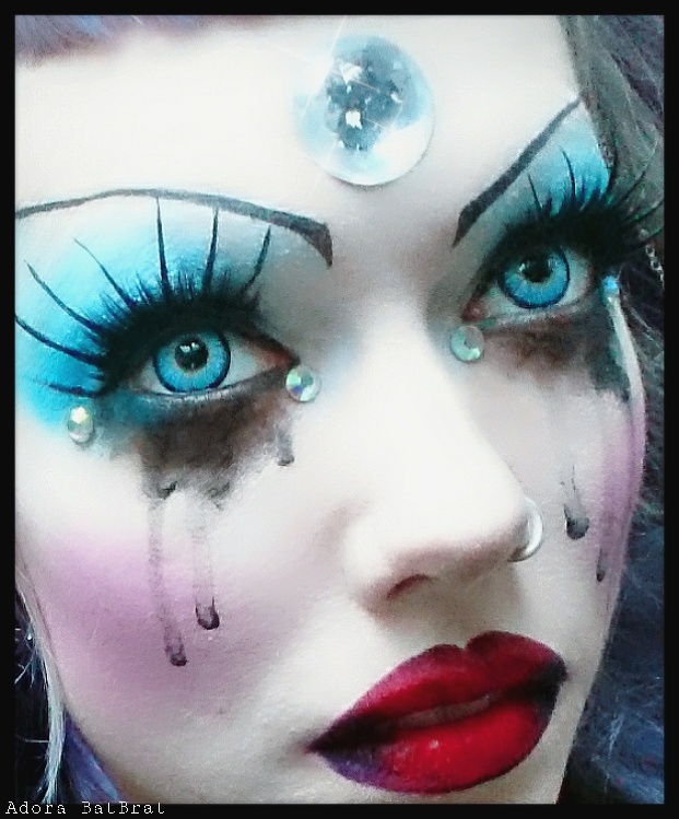 Adora BatBrat: Today's Goth look - Crying Beauty Queen