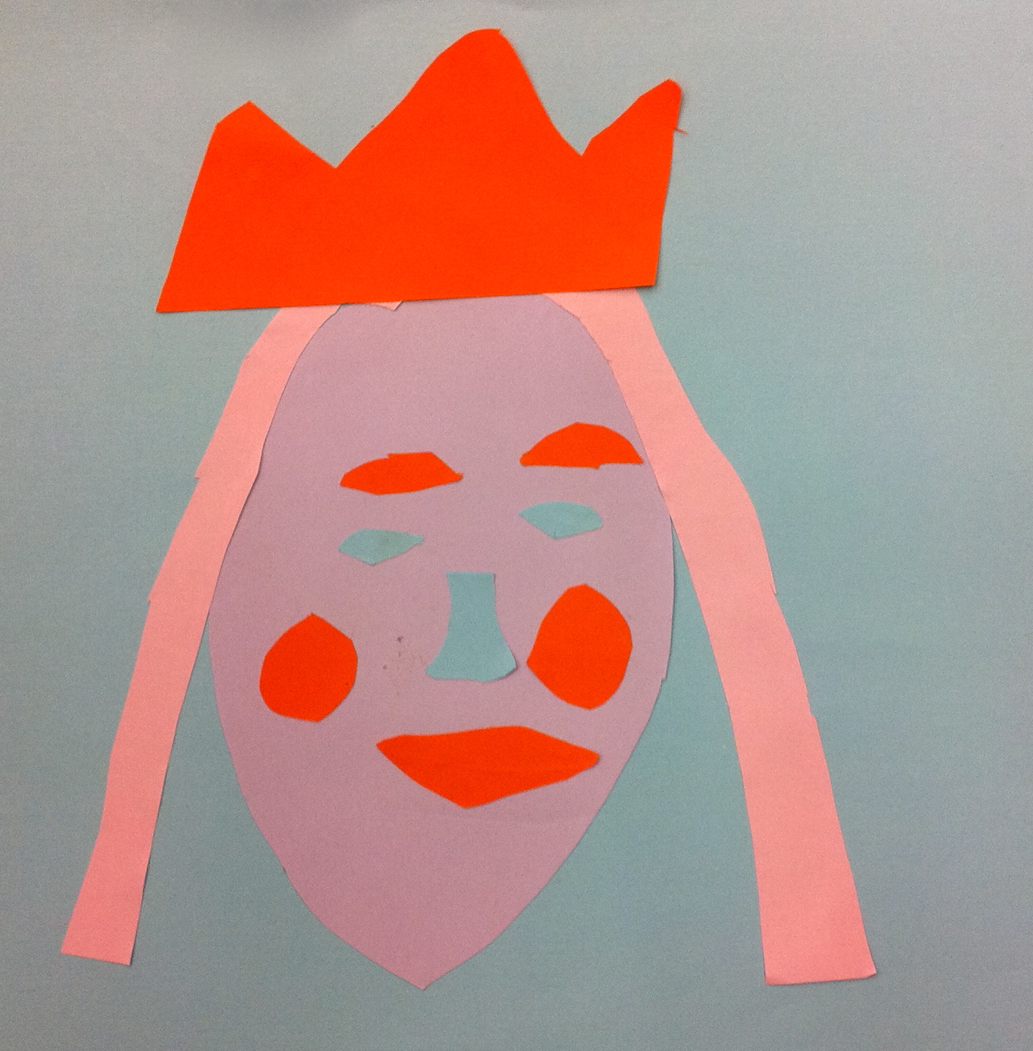 Art Class with Naomi: Coloured Paper Self-portraits