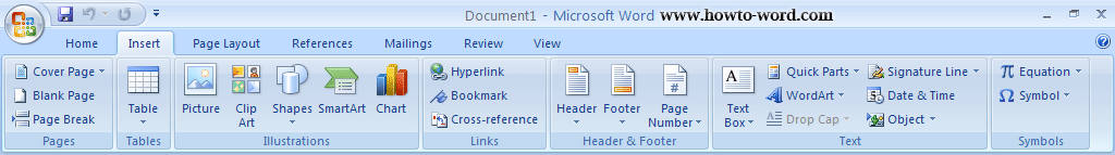 What is the ribbon in Word 2007 | How to Word