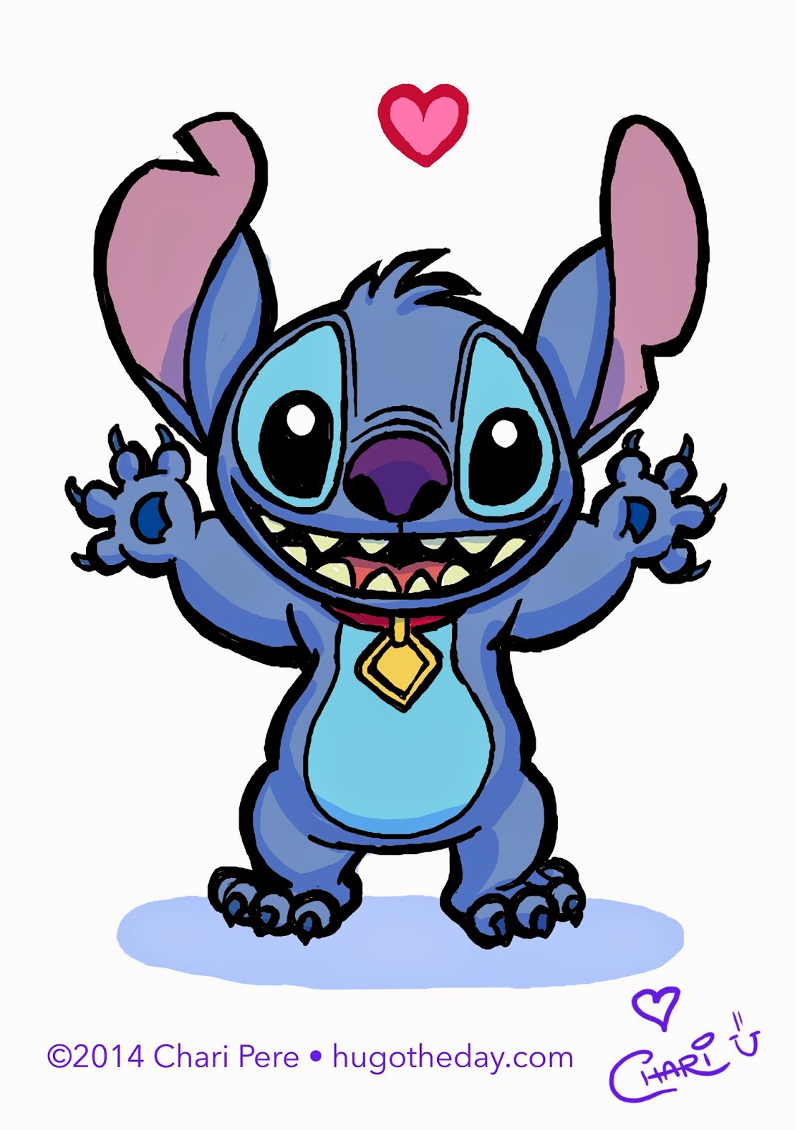 Hug O' The Day: Stitch Hug - Blue Punch Huggy!