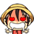 one piece luffy ~ emoticons , emoji